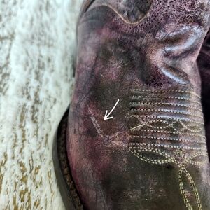 J.B. Dillon | Shoes | Nwt Jb Dillon Distressed Leather Western Cowboy Boots Floral Womens Size ...